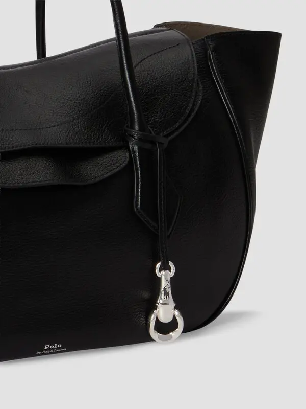 Polo Ralph Lauren Polo Blaze Large Grain Leather Shoulder Bag