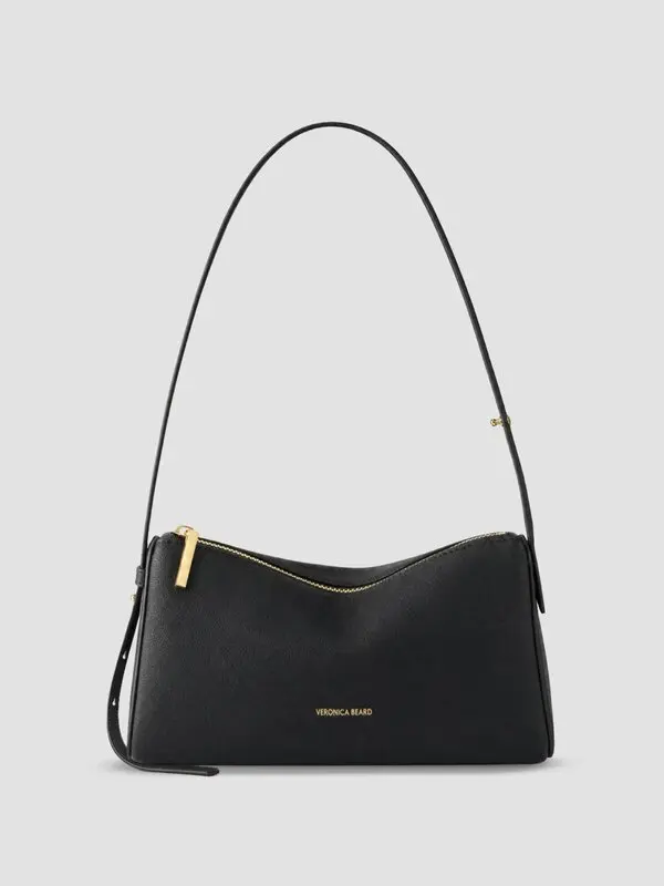 Veronica Beard Prism Leather Shoulder Bag - Black