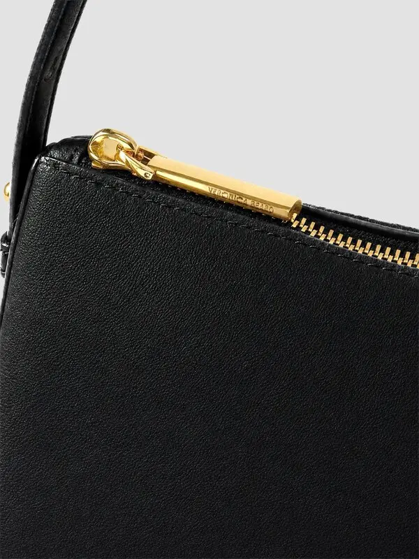 Veronica Beard Prism Leather Shoulder Bag - Black