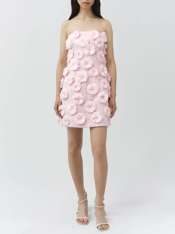 Simkhai Holland Floral Strapless Minidress