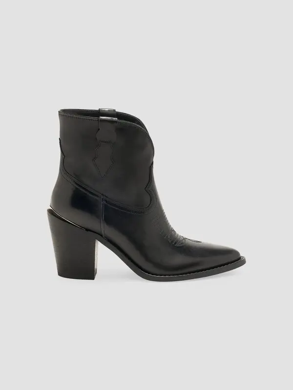 Partlow Marge 90mm Leather Ankle Boots