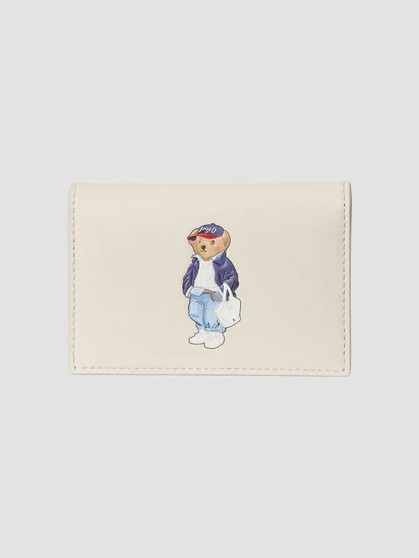 Polo Ralph Lauren Spring Bear Leather Card Case