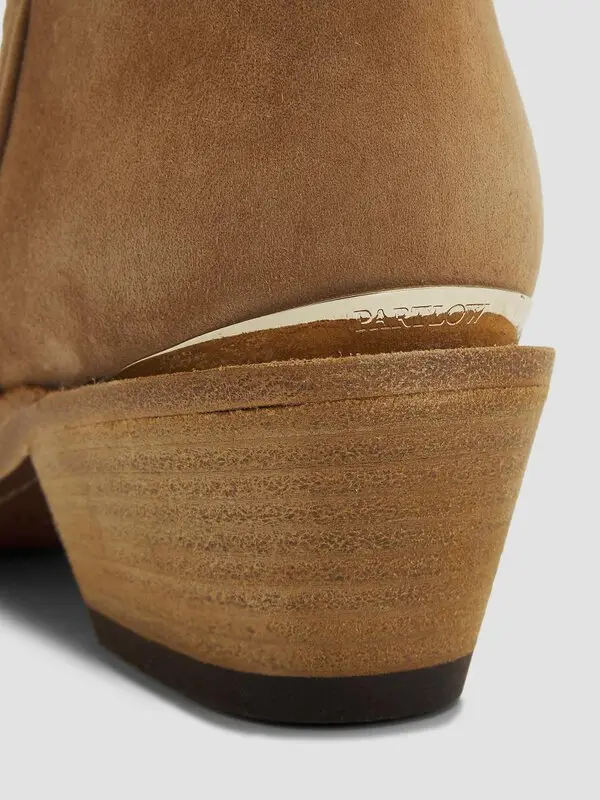 Partlow Gemma 55mm Suede & Mesh Cowboy Boots