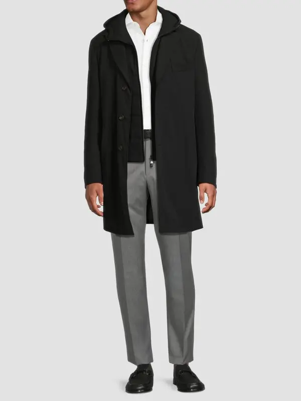 Corneliani Peformance Stretch-nylon Overcoat