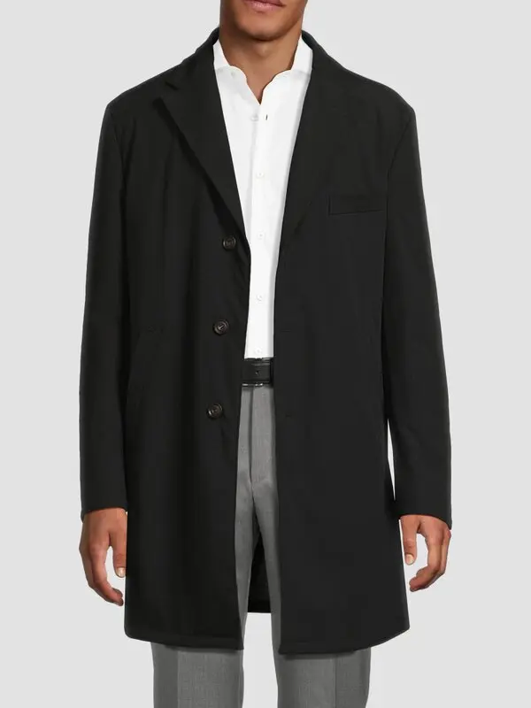Corneliani Peformance Stretch-nylon Overcoat