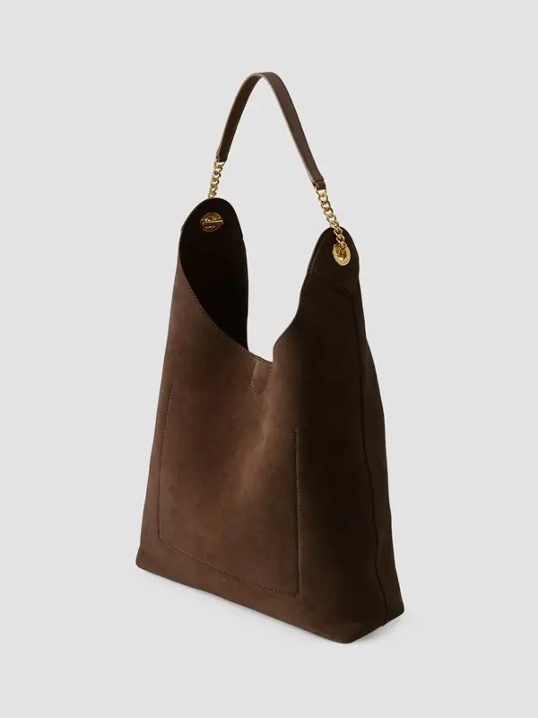 Veronica Beard Jour Suede Shoulder Bag