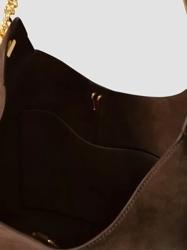 Veronica Beard Jour Suede Shoulder Bag