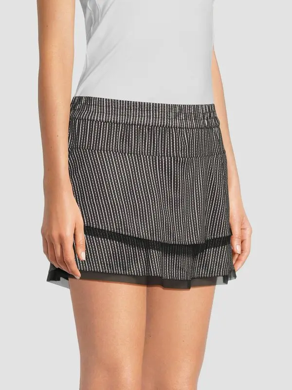 Lucky In Love Stripe It Up High-waist Pinstripe Skort