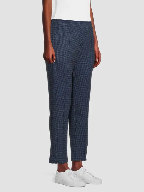 Lucky In Love Bouclé Grid Pull-on Pants