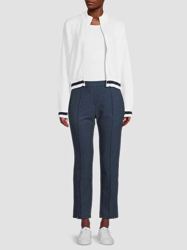 Lucky In Love Bouclé Grid Pull-on Pants