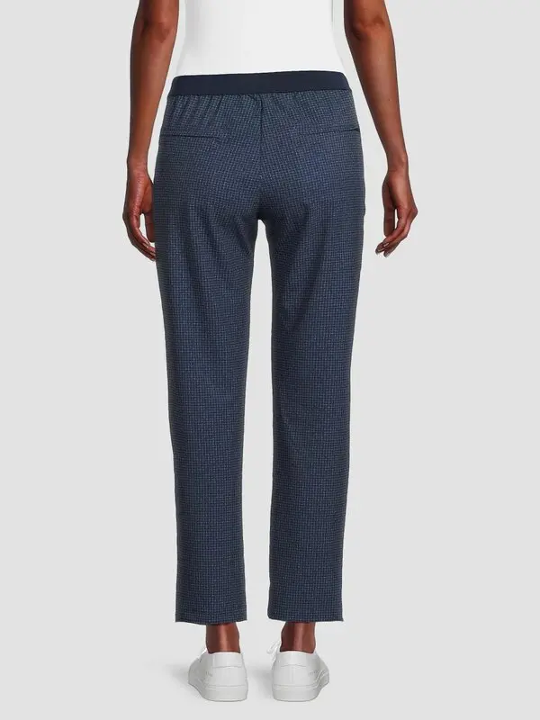 Lucky In Love Bouclé Grid Pull-on Pants