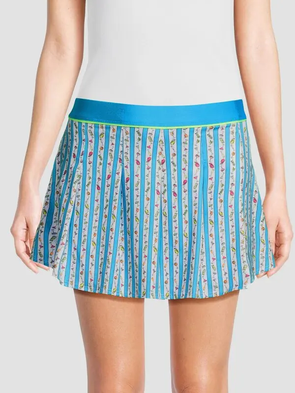 Lucky In Love Mini Bar Pleat Skort