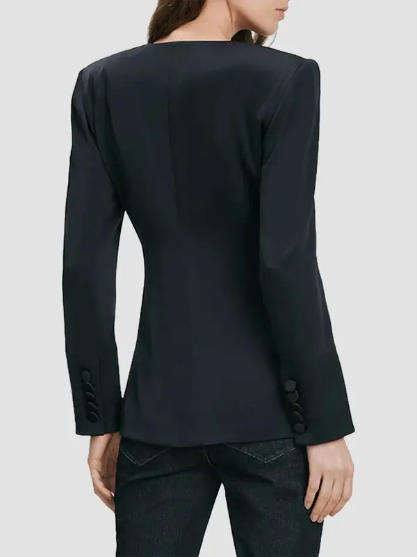 Veronica Beard Wryllen Collarless Jacket