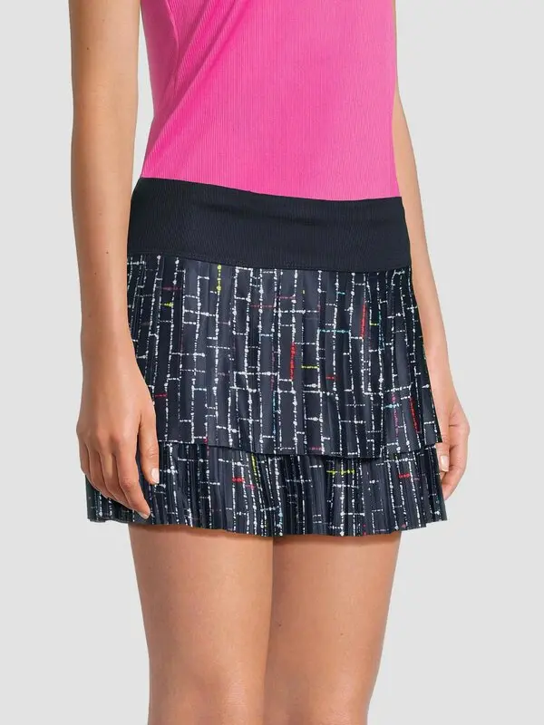 Lucky In Love Ps I Love You Lovin' Boucle Pleated Skirt