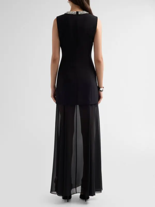 Veronica Beard Luminara Embellished A-line Gown