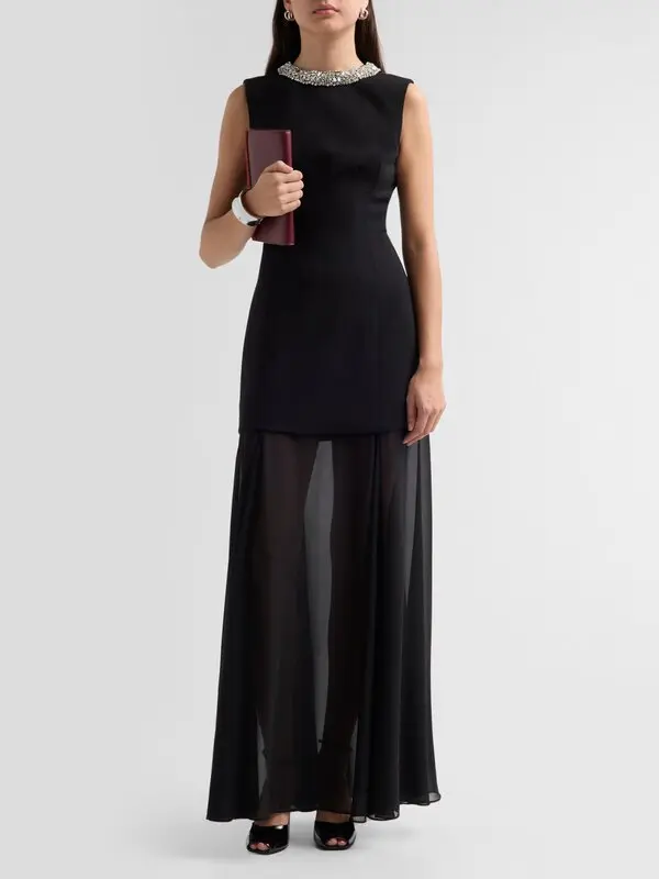 Veronica Beard Luminara Embellished A-line Gown