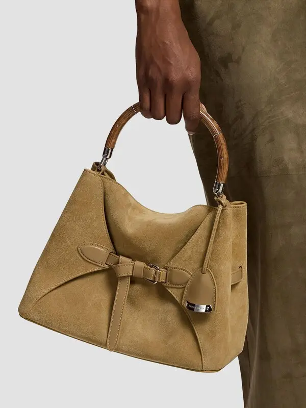 Ralph Lauren The Suede Top-handle Bag