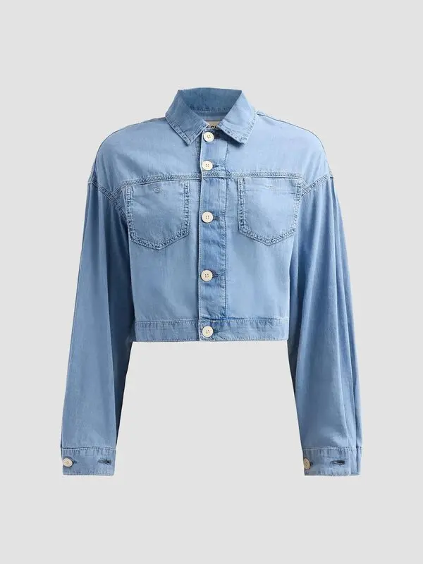 L'Agence Gaines Balloon Sleeve Crop Jacket - Oxnard