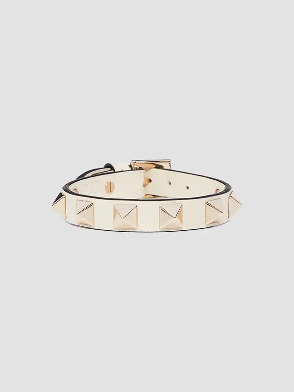 Valentino Garavani Rockstud Bracelet - Light Ivory