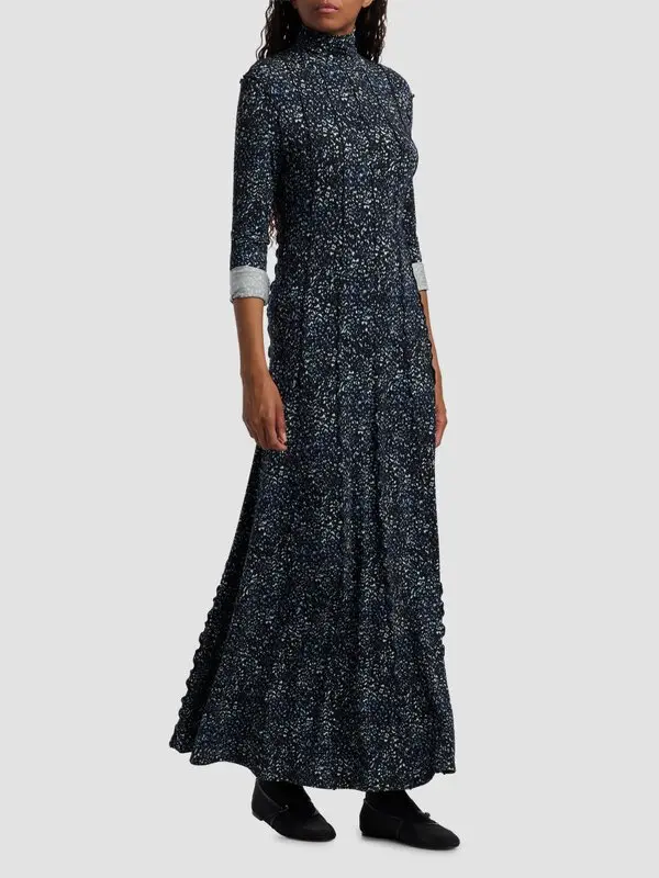 Proenza Schouler White Label Mabel Printed Jersey Maxi Dress
