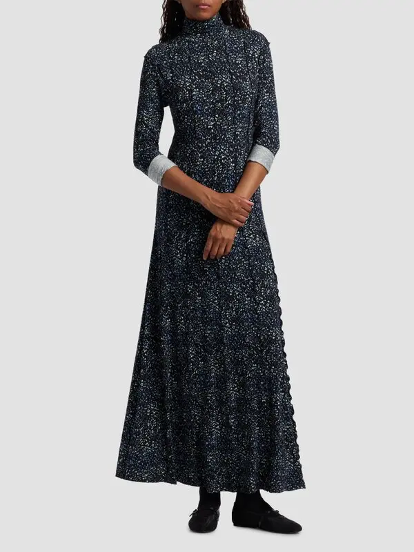 Proenza Schouler White Label Mabel Printed Jersey Maxi Dress