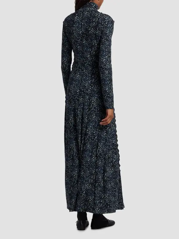 Proenza Schouler White Label Mabel Printed Jersey Maxi Dress