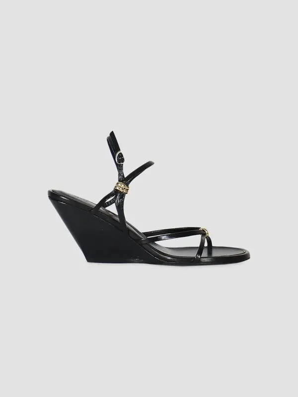 Proenza Schouler Coil 60mm Leather Sandals - Black