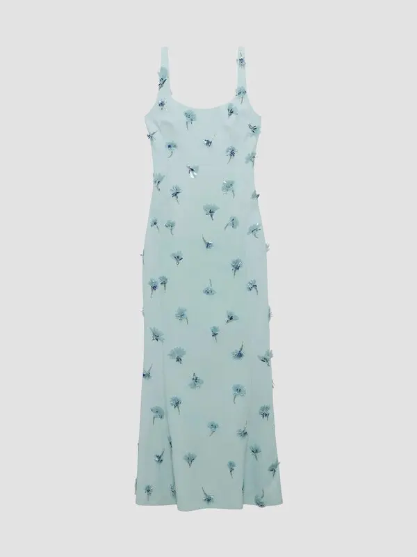 Simkhai Briella Embellished Sleeveless Gown