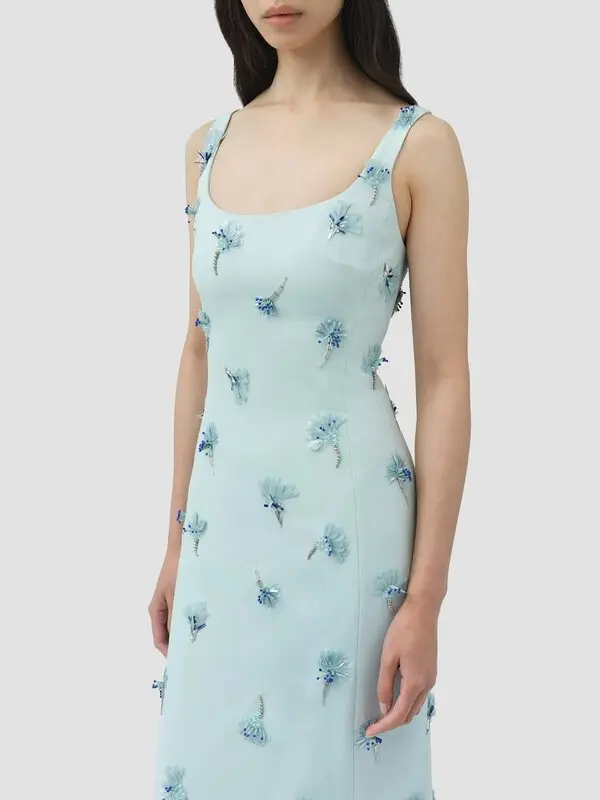 Simkhai Briella Embellished Sleeveless Gown
