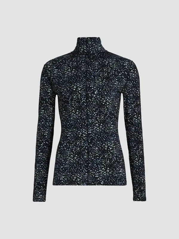 Proenza Schouler White Label Audrey Cheetah Print Top