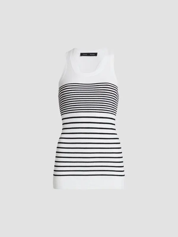 Proenza Schouler Roberts Striped Tunic Tank