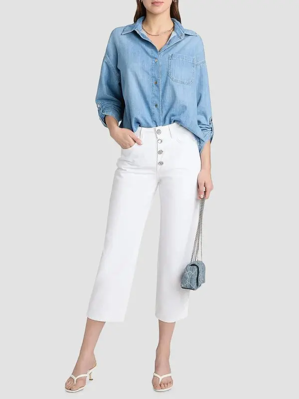L'Agence Liora High-rise Button Fly Stovepipe Jeans