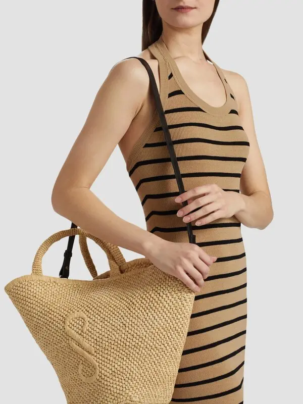 Proenza Schouler Meryl Halterneck Maxi Dress - Khaki Multi