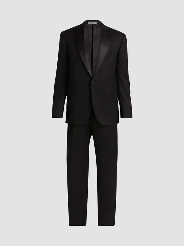 Corneliani Virgin Wool Single-breasted Tuxedo