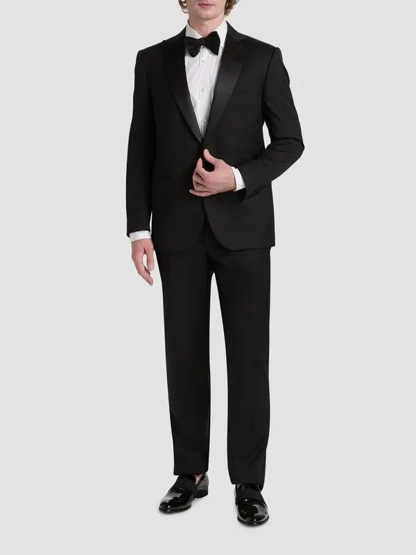 Corneliani Virgin Wool Single-breasted Tuxedo