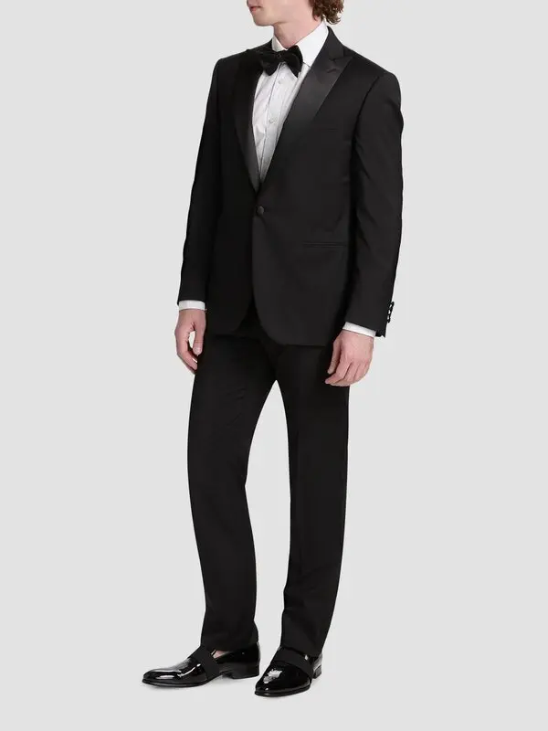 Corneliani Virgin Wool Single-breasted Tuxedo
