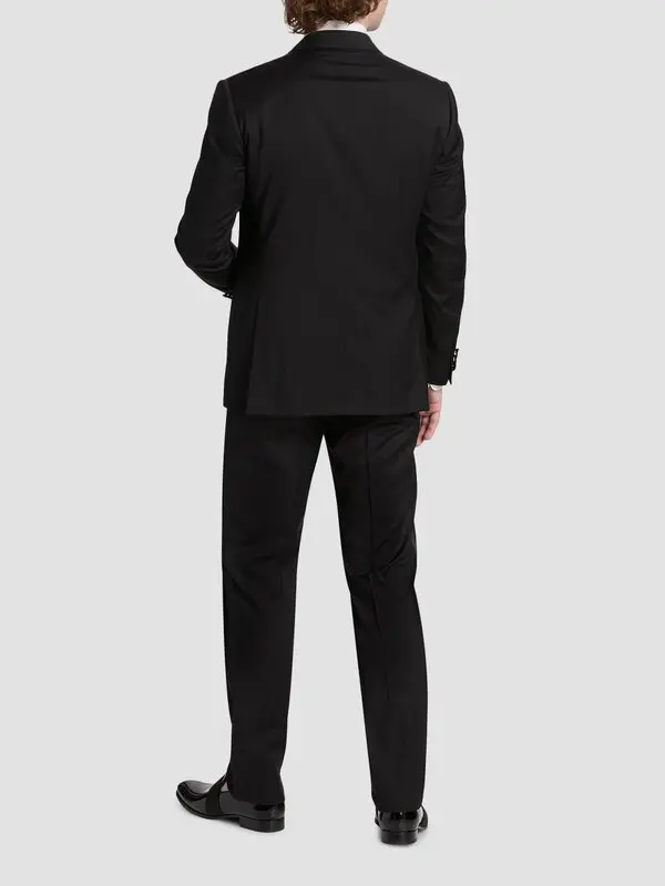 Corneliani Virgin Wool Single-breasted Tuxedo