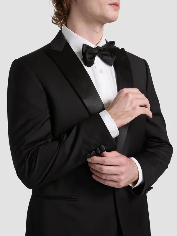 Corneliani Virgin Wool Single-breasted Tuxedo