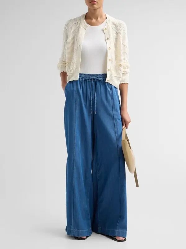 L'Agence Connie Drawstring Trousers