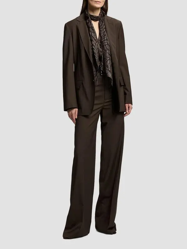 Ralph Lauren Foiled Crinkle Chiffon Wrap Scarf