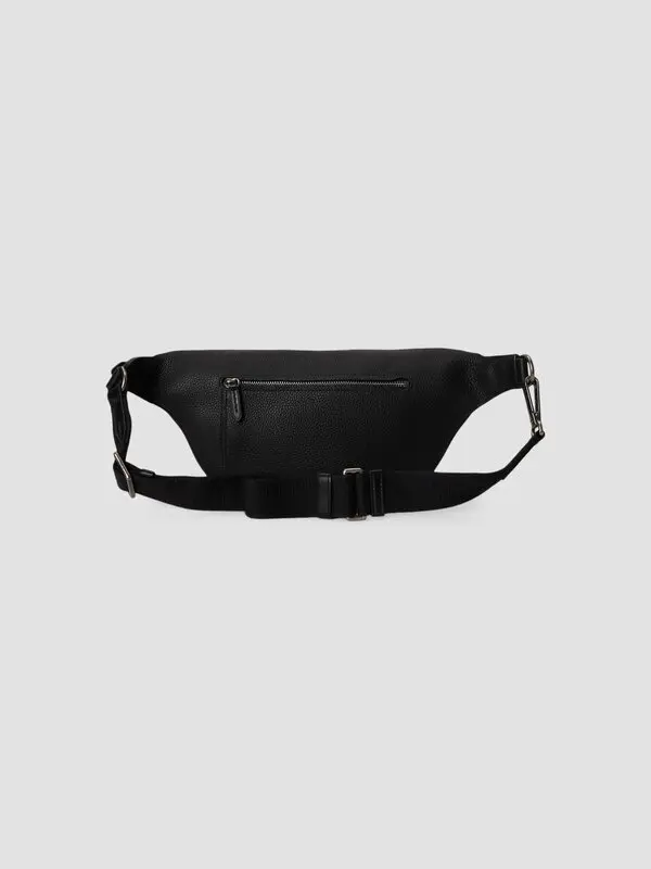 Polo Ralph Lauren Polo Id Pebbled Leather Belt Bag