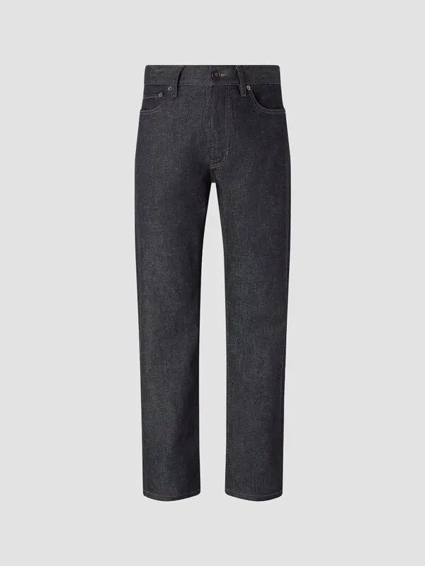 Zegna Stretch Cotton And Cashmere Roccia Jeans - Blue