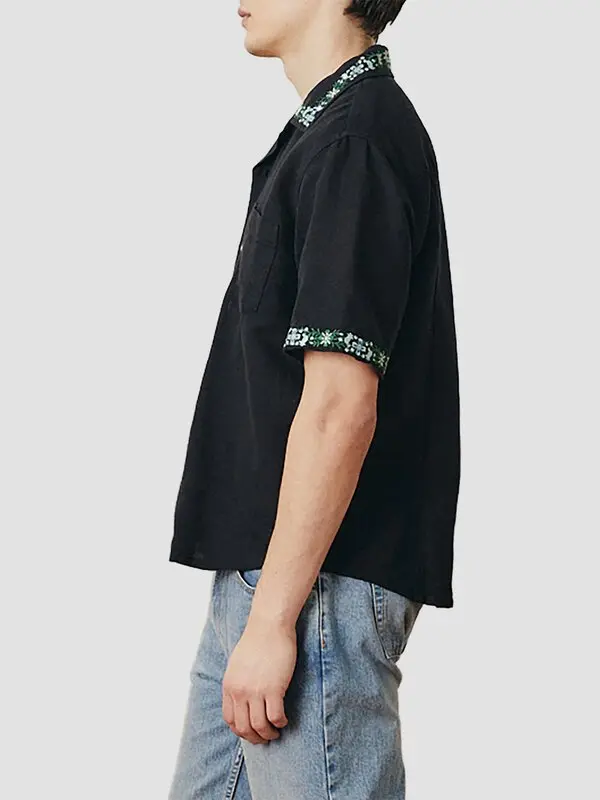CORRIDOR Harmony Embroidered Short-sleeve Shirt