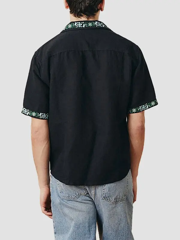 CORRIDOR Harmony Embroidered Short-sleeve Shirt