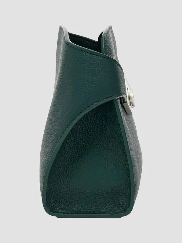 FERRAGAMO Hug Hammered Leather Crossbody Bag