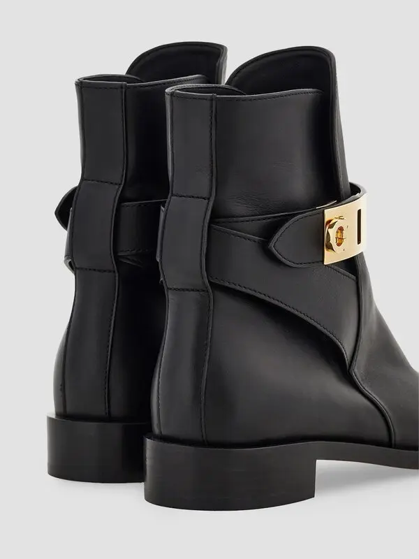 FERRAGAMO Zanira Leather Ankle Boots