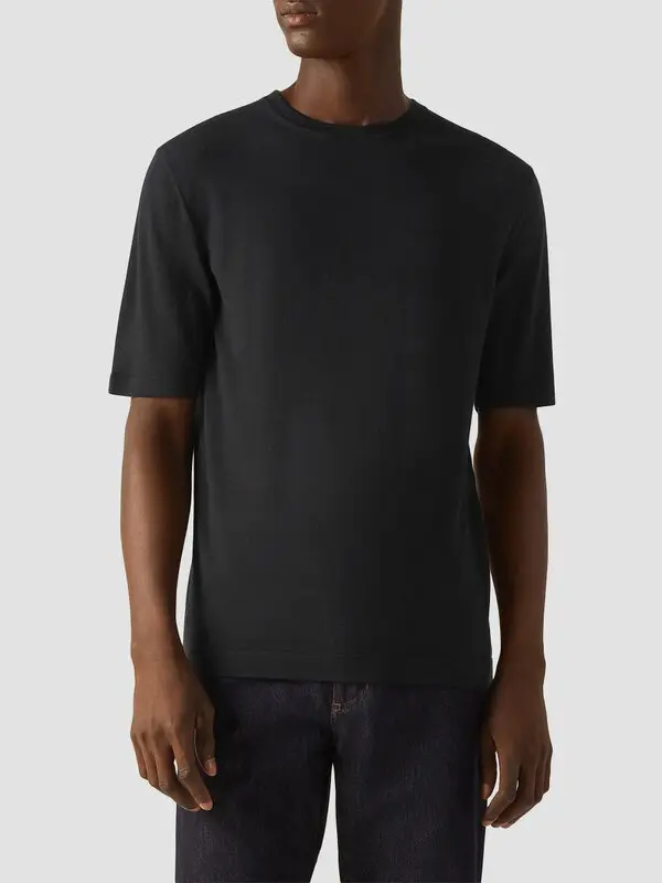 Zegna 15milmil15 Wool T-shirt - Black