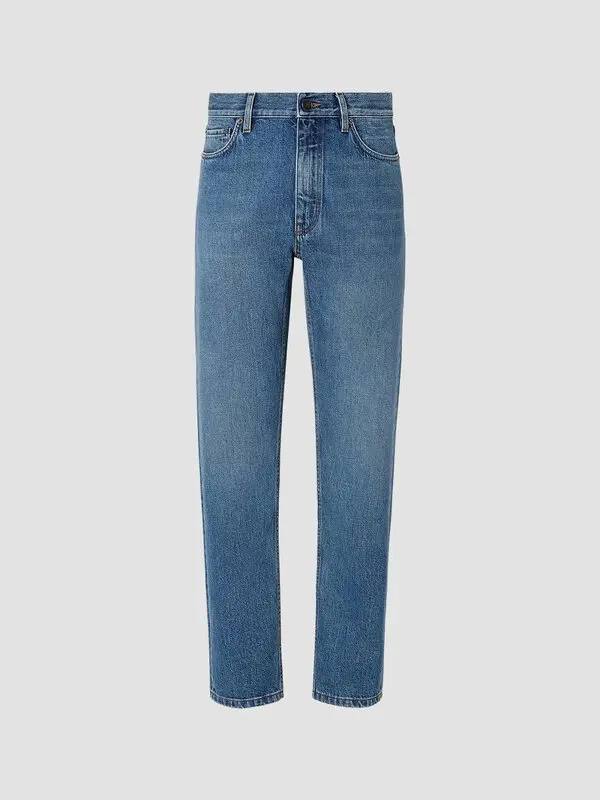 Zegna Bleached Cotton Roccia Jeans