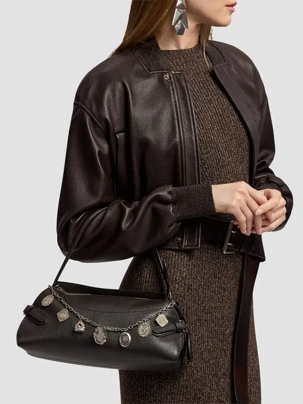 Ralph Lauren The Charm-detail Leather Shoulder Bag