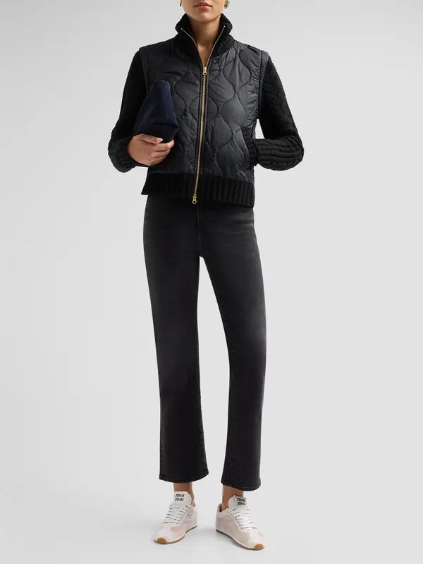 Veronica Beard Patra Quilted Wool-blend Jacket